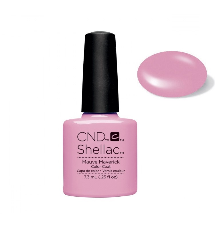 CND Shellac - Mauve Maverick - 7.3ml/ 0.25oz - Cali Beauty Supply