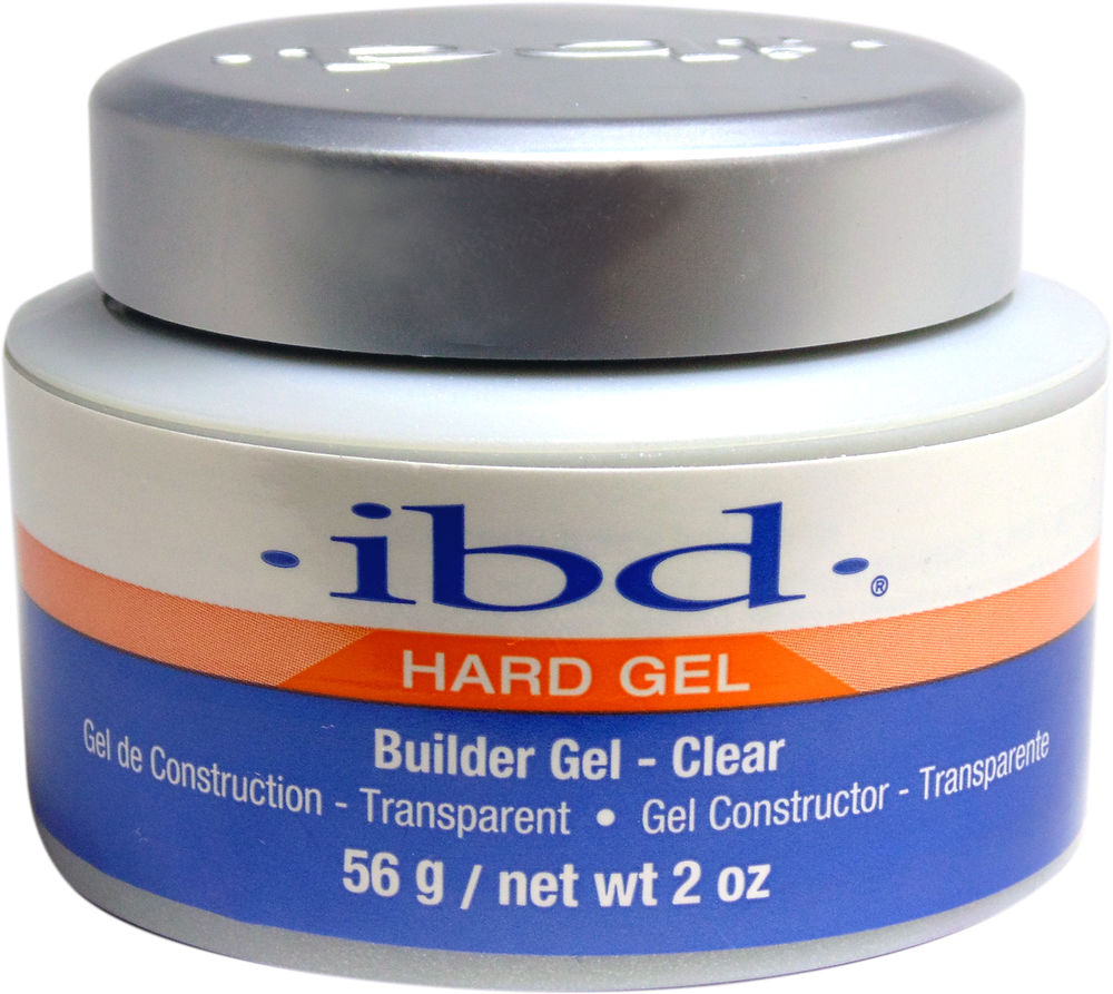 IBD Hard Gel Builder Gel - Clear (2 oz) - Cali Beauty Supply