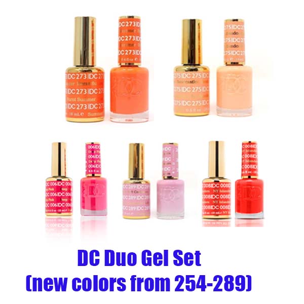 DC Duo Gel Set 8 (new colors from 254-289) - Cali Beauty Supply