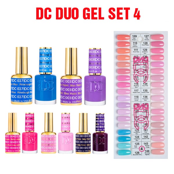DC Duo Gel Set 4 (from 109-144) - Cali Beauty Supply