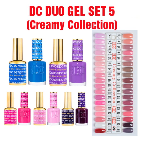 DC Duo Gel Set 5 (Creamy Collection from 145-180) - Cali Beauty Supply