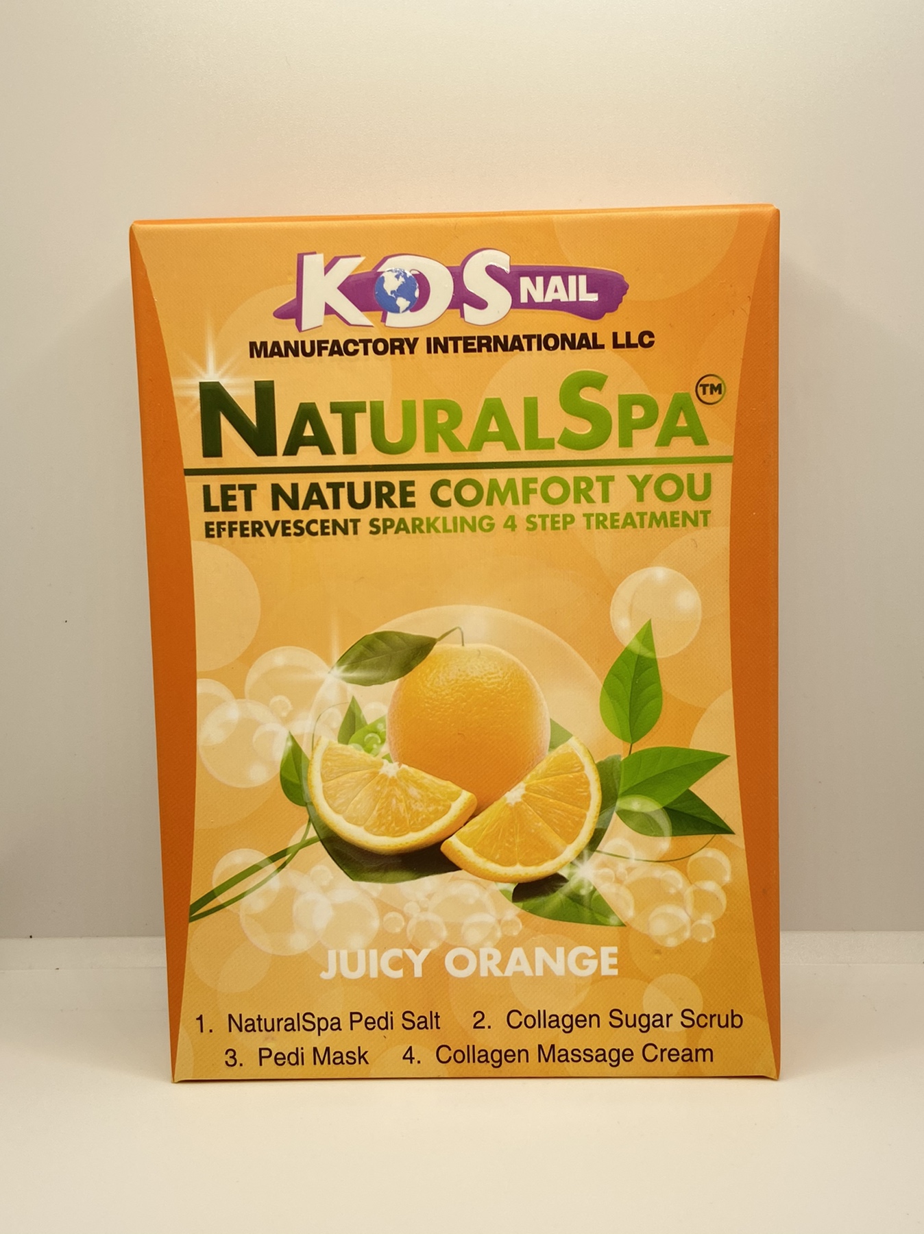 KDS Deluxe Pedi Spa 4 in 1 - Juicy Orange - Cali Beauty Supply