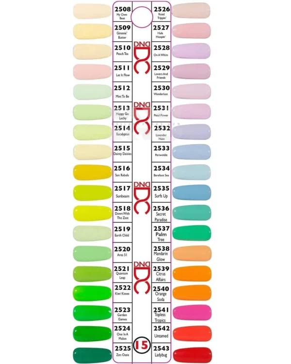 DC Duo Gel Set – Swatch #15 (36 Colors - Free Color Chart) - Cali ...